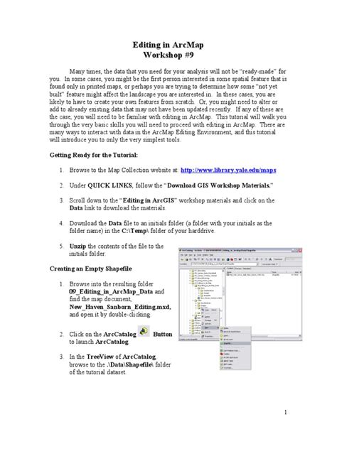 editing in arcmap pdf arc gis software