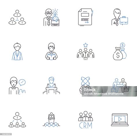 창의력 기술 라인 아이콘 모음입니다 상상력 영감 브레인스토밍 디자인 혁신 독창성 예술성 벡터 및 선형 일러스트레이션 다양성