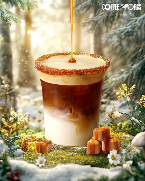 Spc그룹 ⠀ 띵동 🛎 주문하신 봄 나왔습니다 🌸 ⠀ 봄처럼 포근한 솔티드 크림에 카라멜 🤎 And 설탕리밍 🤍 을 더해