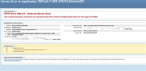 How To Set The Maxallowedcontentlength To 500mb While Running
