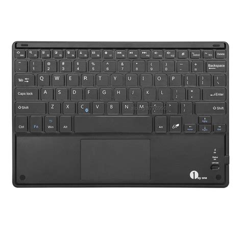 Bluetooth ултра тънка клавиатура с тъчпад акумулаторна батерия Клавиатури мишки Дими