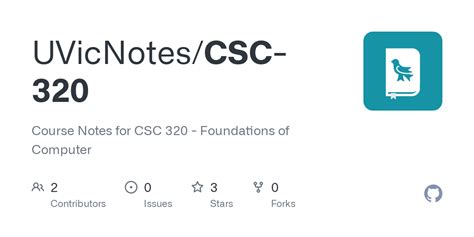 Github Uvicnotescsc 320 Course Notes For Csc 320 Foundations Of Computer