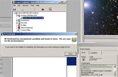 Error 307652 When Call Veristand 2010 Get Parameters Listvi Ni