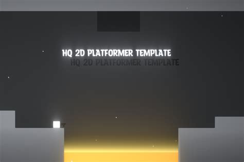 Hq 2d Platformer Template Systems Unity Asset Store