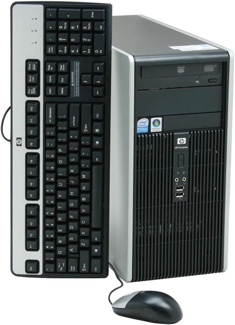 HP Compaq Desktop PC Dc RU UT ABA Intel Pentium E GB DDR GB HDD Windows Vista