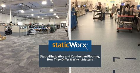 How Static Dissipative And Conductive Flooring Differ Staticworx