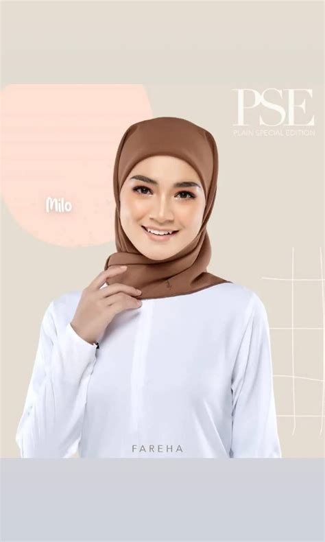 Milo Plain Special Edition Pse Womens Fashion Muslimah Fashion Hijabs On Carousell