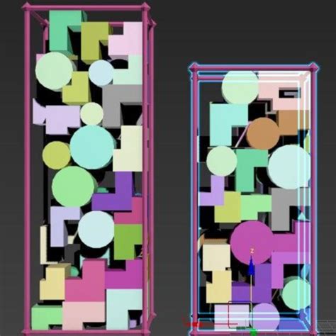 An Example Of Comparison Between Random Sequence Packing Result And Download Scientific Diagram