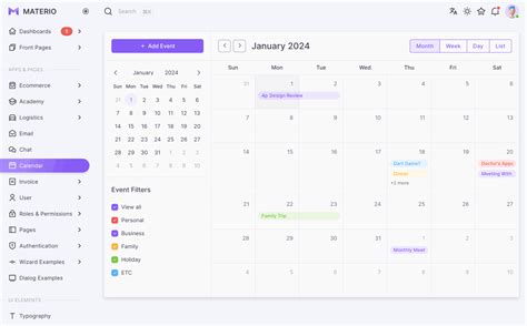 Materio Vuetify Vuejs 3 Admin Template