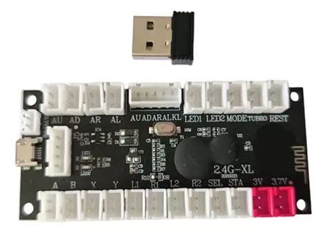 2 4g Wireless Zero Delay Joystick Encoder Arcade Game Contro Mercadolibre