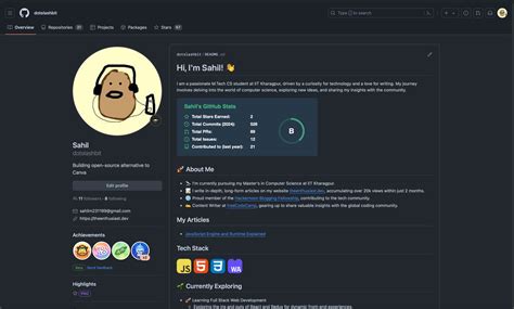 How To Create Your Personalized GitHub Profile Page GitHub Profile README Guide