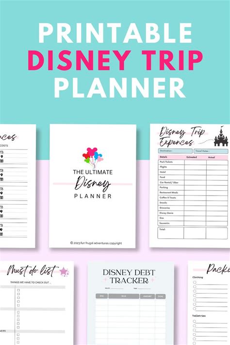 Disney World Free Planning Printables Disney World Planner Artofit