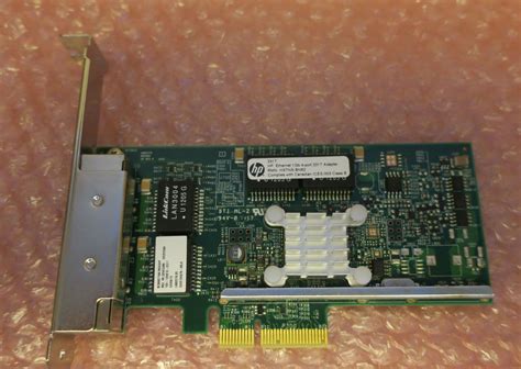 Hp 649871 001 Pci E 1gb Quad Four Port Ethernet Expansion Card 647592 001