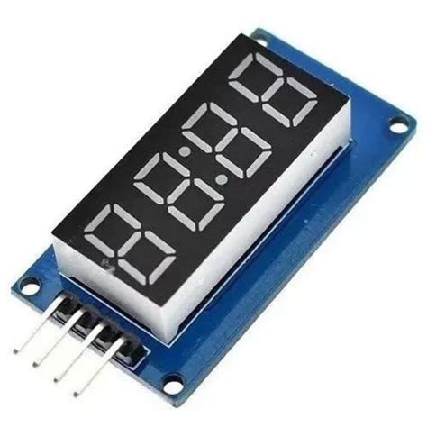 Módulo Display 7 Segmentos 4 Dígitos Tm1637 Relógio Arduino Shopee Brasil
