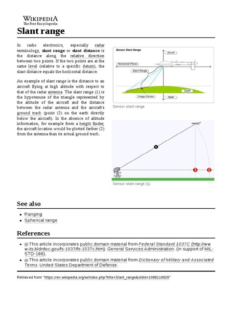 Slant Range Pdf
