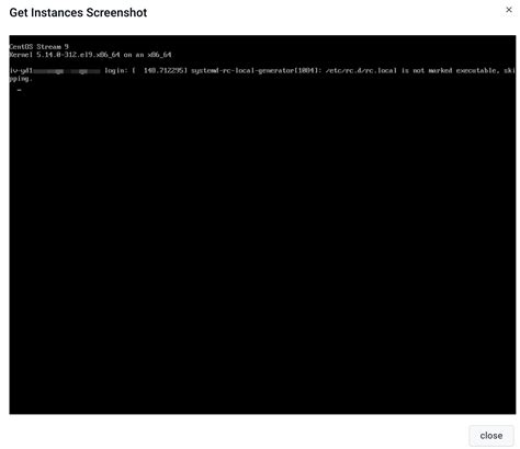 obtaining instance system logs and screenshots elastic compute service
