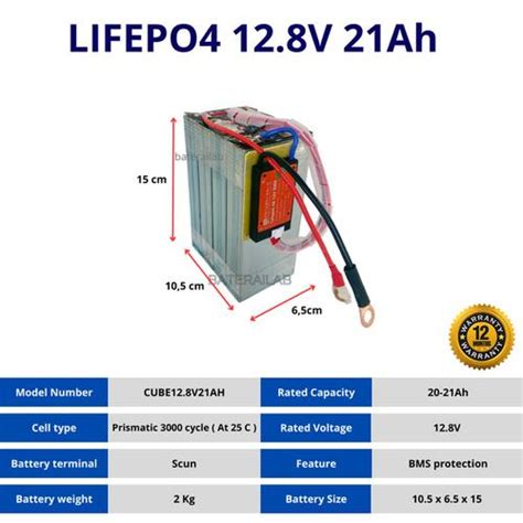 Jual BATERAI LIFEPO4 12V 20Ah 22Ah MAX DISCHARGE 3C CONTINUES DISCHARGE 1C 12V 22AH Kab