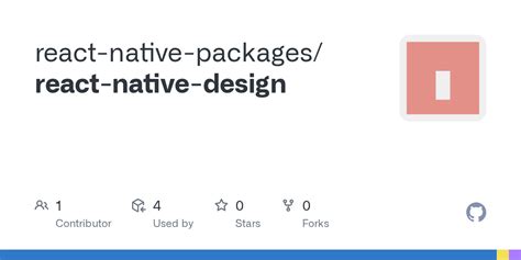 Github React Native Packagesreact Native Design