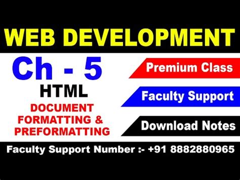 Learn HTML Document Formatting And Preformatting Mind Luster