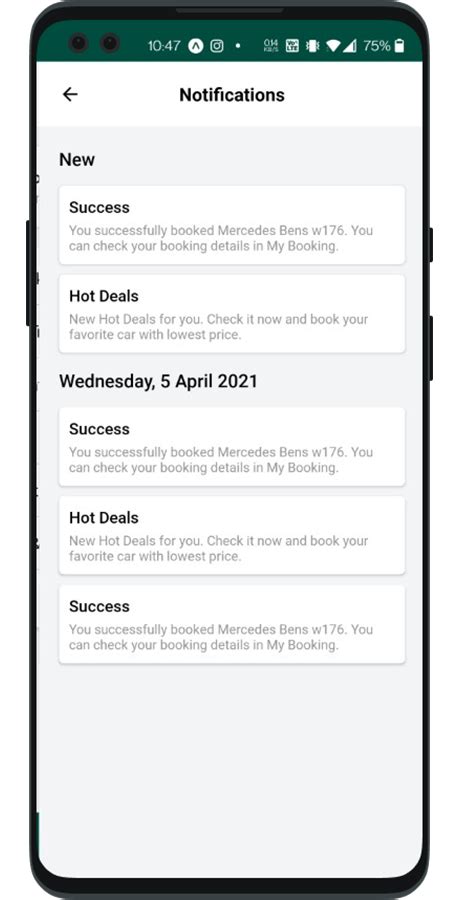 car rental app template in react native carrental by rendercodetechnology