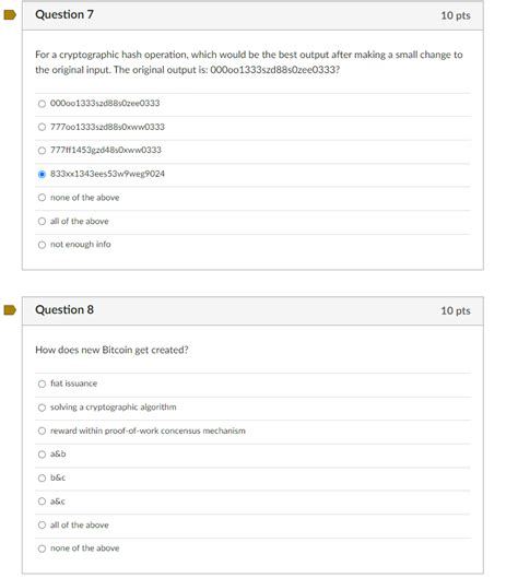 Solved Question Pts For A Cryptographic Hash Operation Chegg