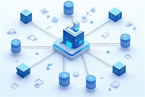 Blockchain Infrastructure And Crypto Networking Diagram Stock Illustration Illustration Of