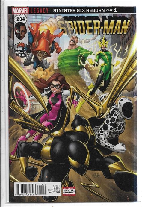 Spider Man 234 First New Sinister Six New Iron Spider N182x Comic