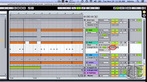 Ableton Live | Creating Better Grooves w/ Drum Rack - YouTube
