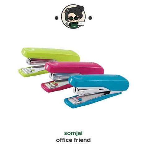 Max แม็กซ์ เครื่องเย็บกระดาษ แม็กซ์เย็บกระดาษ คละสี ถอดลวดเย็บได้ เย็บได้ 18แผ่น แม็กเย็บ