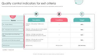 Exit Criteria SlideTeam