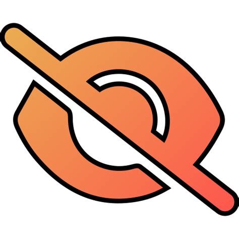 Not Visible Generic Gradient Lineal Color Icon