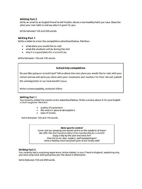 Writing B2 Pdf