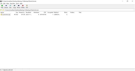 Encrypt Directories And File Names Within A Zip Archive Using 7 Zip