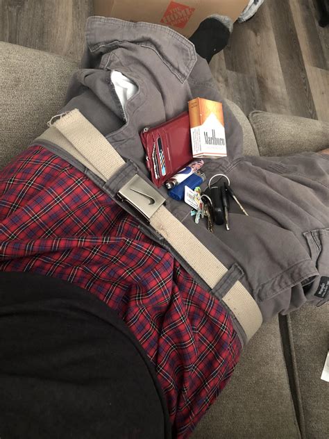 Love Sagging So Low That I Have A Handy Shelf To Empty My Pockets Onto