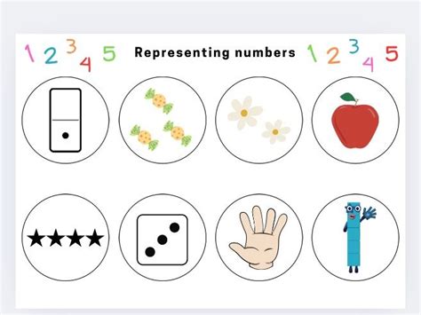 Representing Numbers 1 5 Teaching Resources
