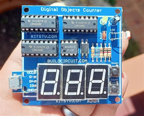 3 Digit Digital Objects Counter With Laser Module Buildcircuits