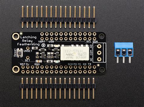 New Products Adafruit Non Latching Mini Relay Featherwing Adafruit Latching Mini Relay