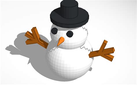 3d Design Project Snowman Tinkercad