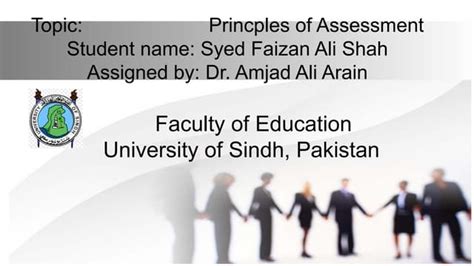 Principles Of Assessment Pptx Educational Assessment Education