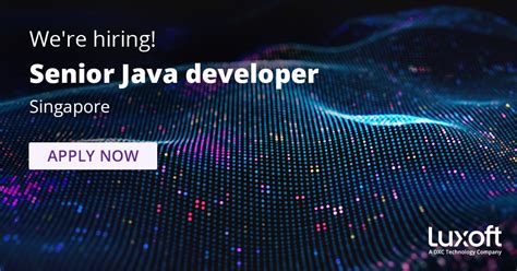 luxoft singapore on linkedin senior java developer job singapore
