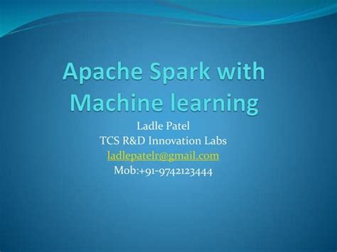 intro to machine learning ppt