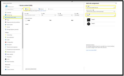 Azure Storage Role Based Access Control Revoking Delete Access Using