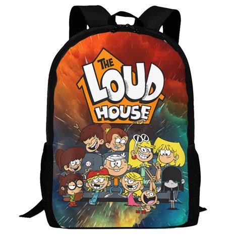 The Loud House Backpack3d Print Laptop Backpack Lightweight Casual
