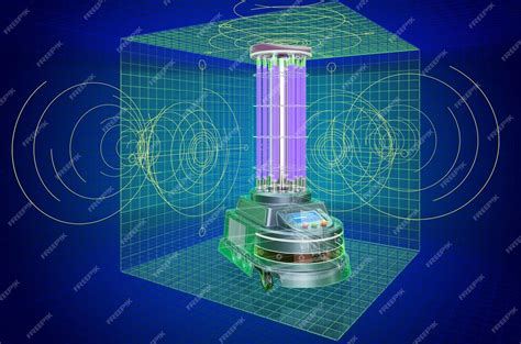 Premium Photo Visualization 3d Cad Model Of Uvdisinfection Robot