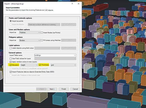 spatial manager for bricscad import data