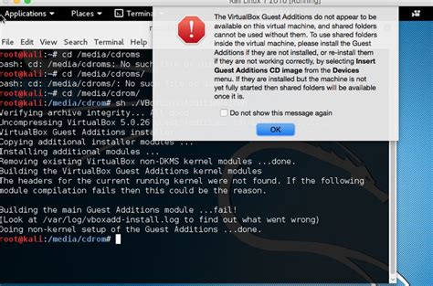 How To Install Guest Additions Virtualbox Kali Opsalter