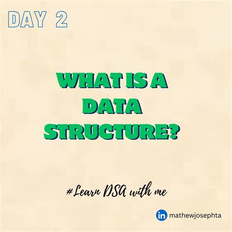 𝗗𝗮𝘆 𝟮 𝗨𝗻𝗱𝗲𝗿𝘀𝘁𝗮𝗻𝗱𝗶𝗻𝗴 𝗗𝗮𝘁𝗮 𝗦𝘁𝗿𝘂𝗰𝘁𝘂𝗿𝗲𝘀 𝗧𝗵𝗲 𝗕𝗮𝗰𝗸𝗯𝗼𝗻𝗲 𝗼𝗳 𝗘𝗳𝗳𝗶𝗰𝗶𝗲𝗻𝘁 𝗖𝗼𝗱𝗶𝗻𝗴