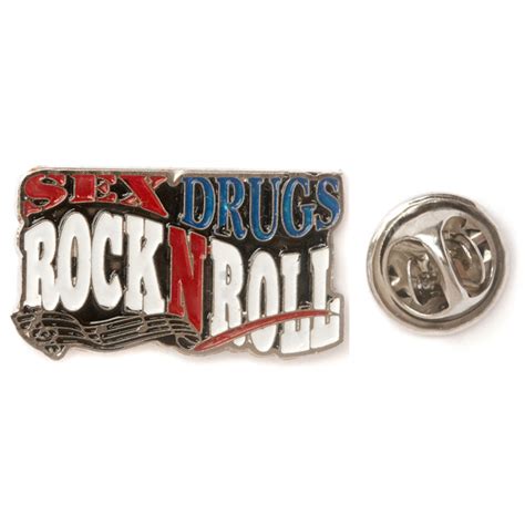 Пин значок фигурный Sex Drugs Rocknroll купить Пины значки в