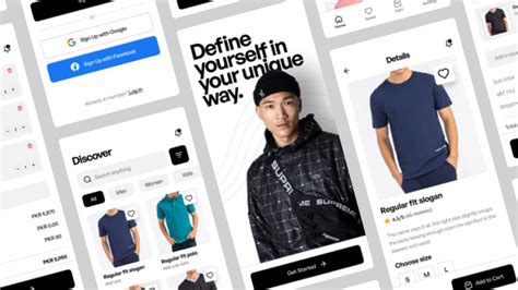 Furniture Shopping App UI Figma Template UI Free