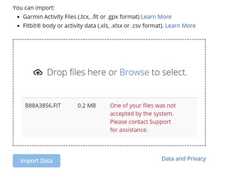 FIT File Not Recognised By Garmin I Have Tried Everything I Can Think Of Don T Know How To